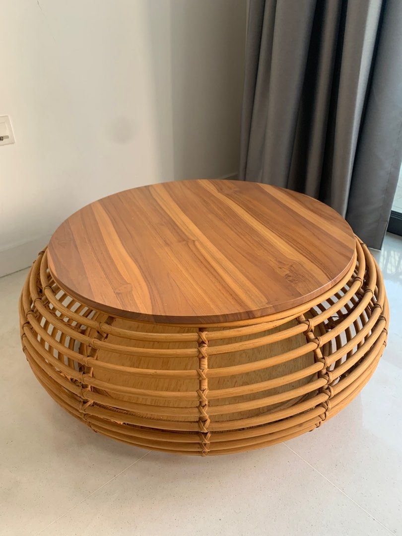 Round coffee table from Castlery, Furniture & Home Living, Furniture ...