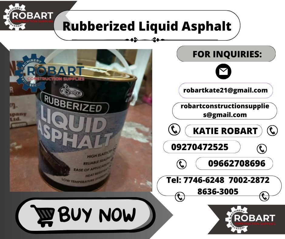 Rubberized Liquid Asphalt, Commercial & Industrial, Construction Tools ...
