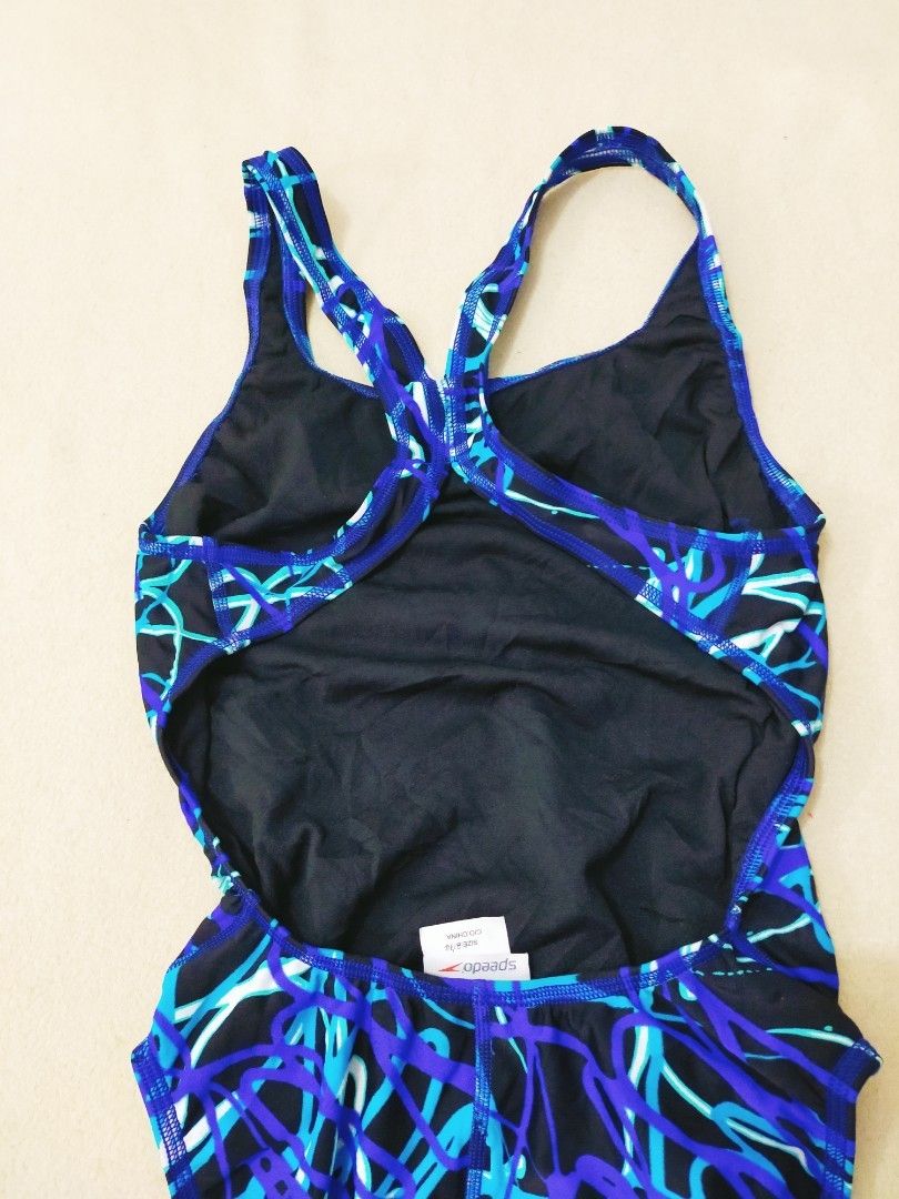 (S) SPEEDO SPIRAL CURVE DROP BACK ONE PIECE TRAINING SWIMSUIT, Women's ...