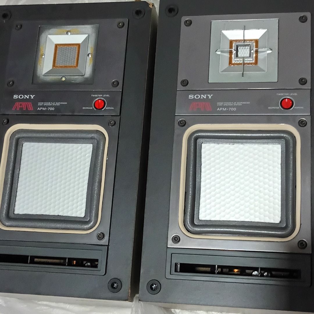 RARE !!! SONY APM 700 2-way, 2-speaker, bass reflex system, bookshelf ...
