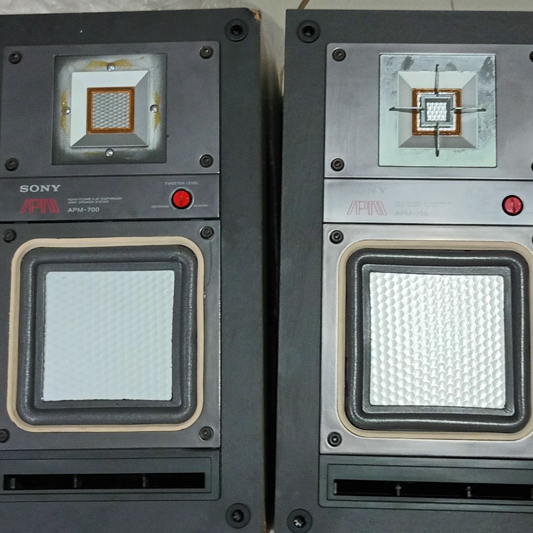 RARE !!! SONY APM 700 2-way, 2-speaker, bass reflex system, bookshelf ...