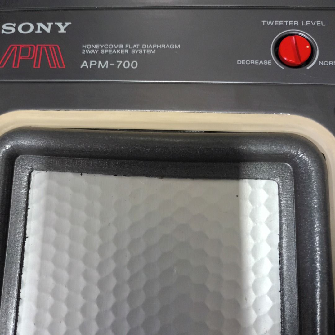 RARE !!! SONY APM 700 2-way, 2-speaker, bass reflex system, bookshelf ...