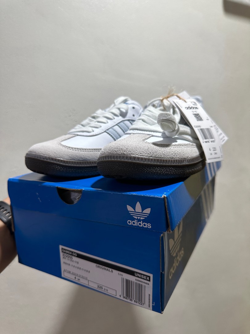 Samba Halo blue 4 Uk / 4.5 men / 5.5 women, Men's Fashion, Footwear ...