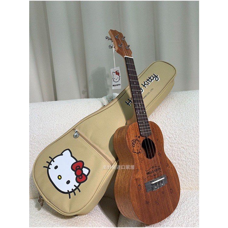 Sanrio Hello Kitty engraved design Ukelele, Hobbies & Toys, Music ...