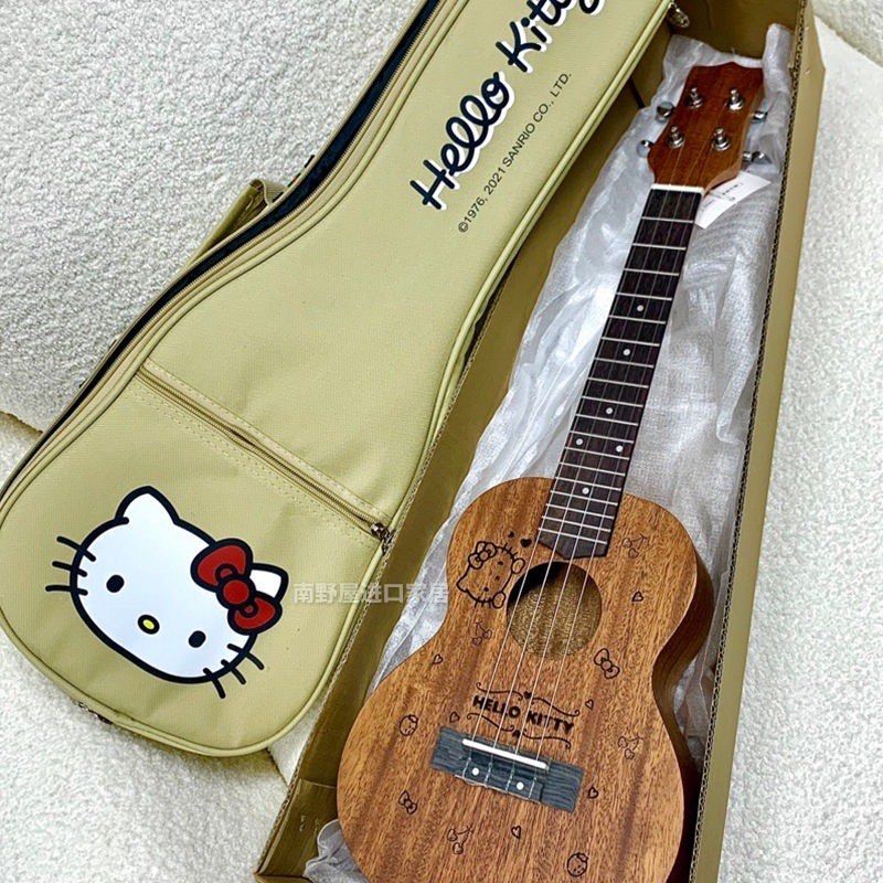 Sanrio Hello Kitty engraved design Ukelele, Hobbies & Toys, Music ...