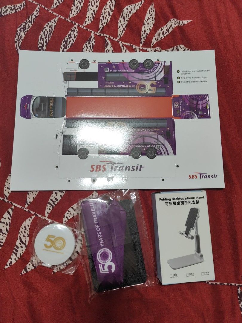 SBS Transit 50 Anniversary Set, Everything Else on Carousell