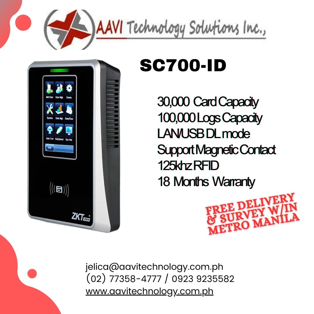 SC700 RFID READER WITH TIME KEEPING, Computers & Tech, Office ...