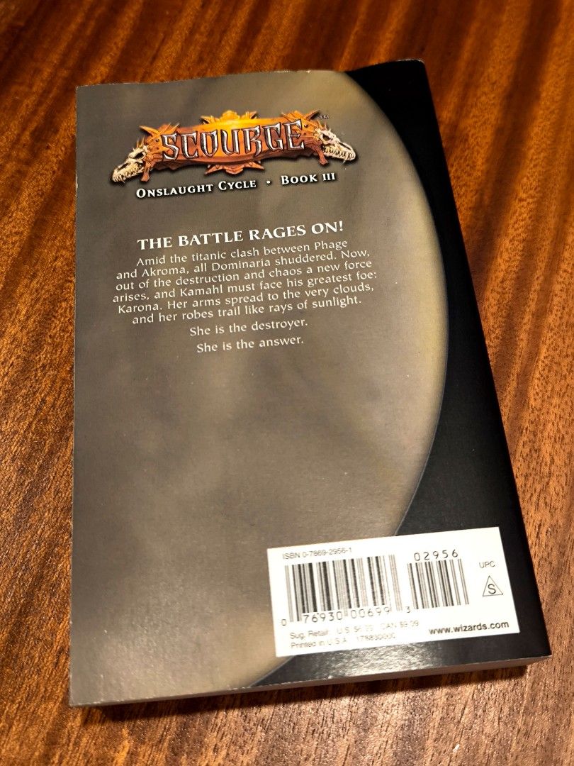 Scourge Onslaught Cycle Book 3 J Robert King Magic The Gathering ...