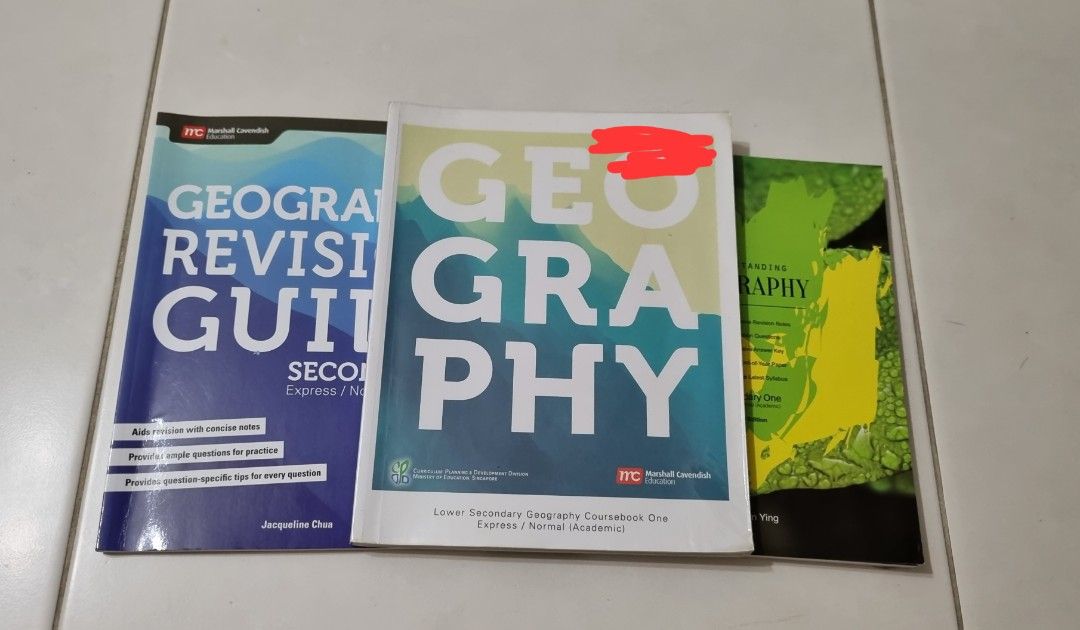 Sec 1 geography textbook& understanding geography & revision guide, Hobbies & Toys, Books ...