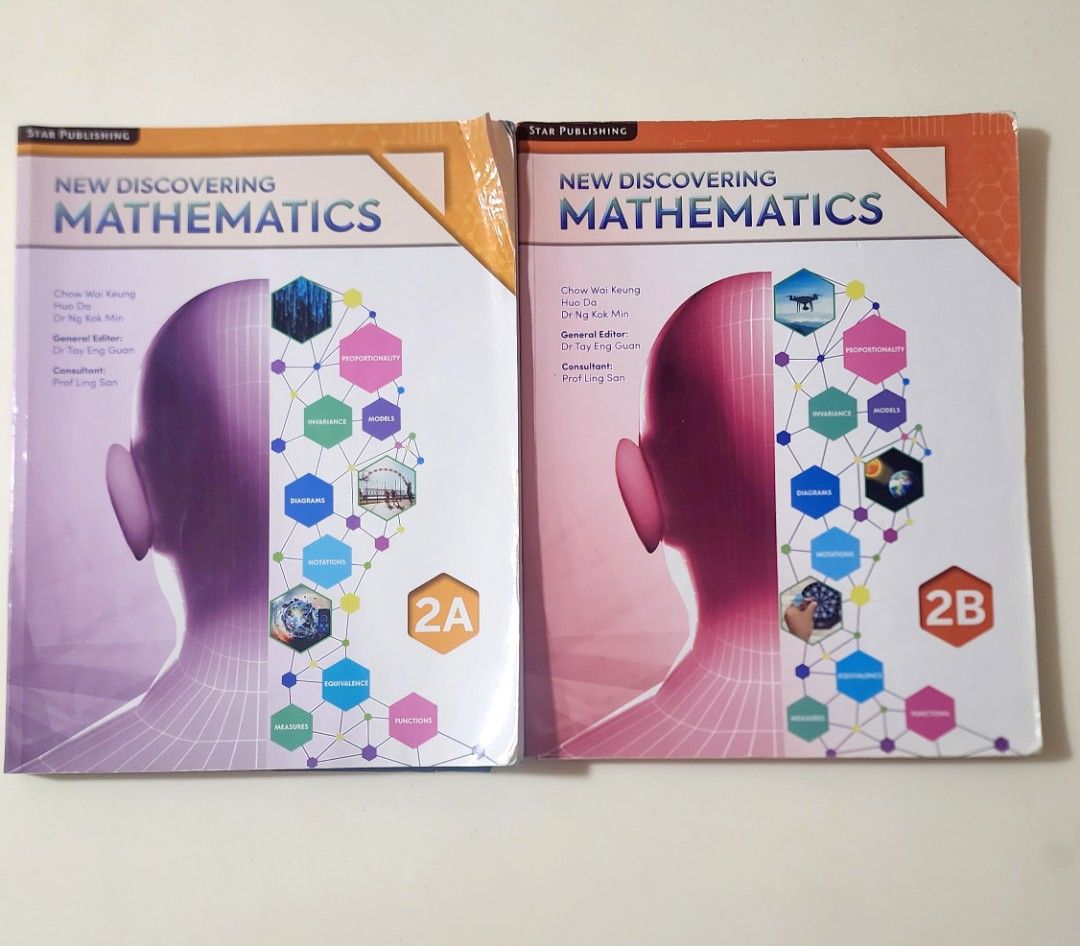 Sec 2 Express/NA Math Textbooks 2A/2B, Hobbies & Toys, Books ...