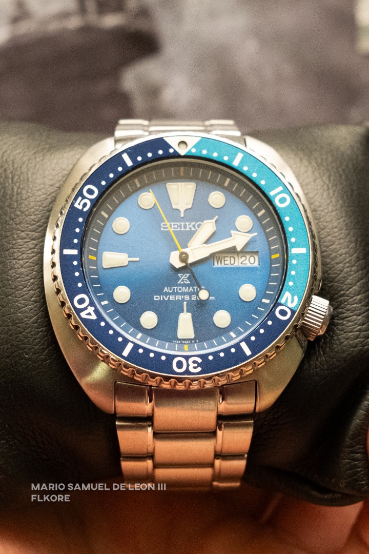 Seiko Blue Lagoon Limited Edition Turtle, Luxury, Watches on Carousell