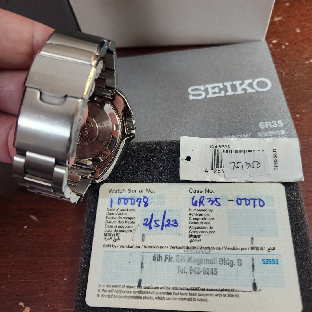 Seiko Prospex Captain Willard Mystic Lagoon Boutique Special Special ...