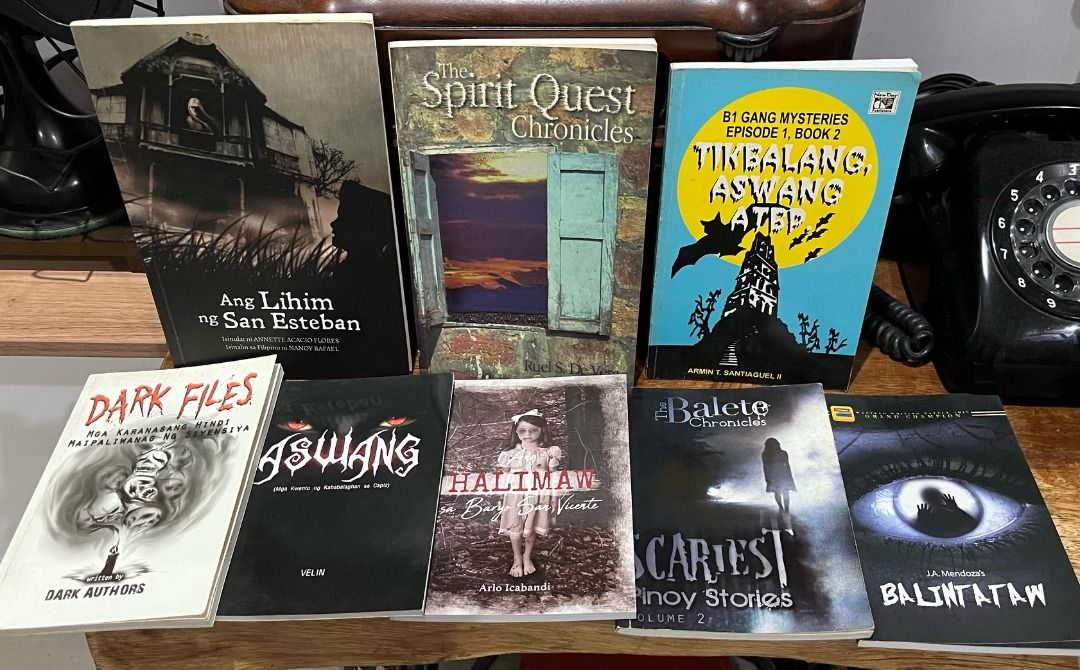 Set of Eight (8) Various Filipino Horror Story Books, Hobbies & Toys ...