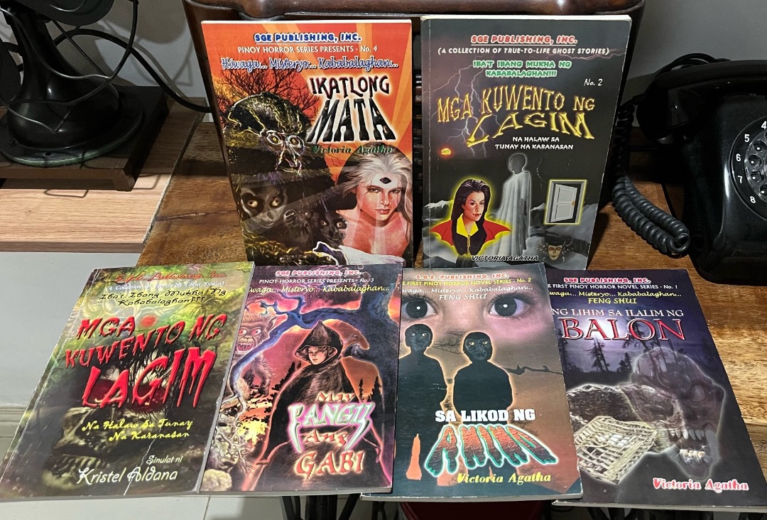 Set of six (6) SGE Publishing Filipino Horror Books, Hobbies & Toys ...