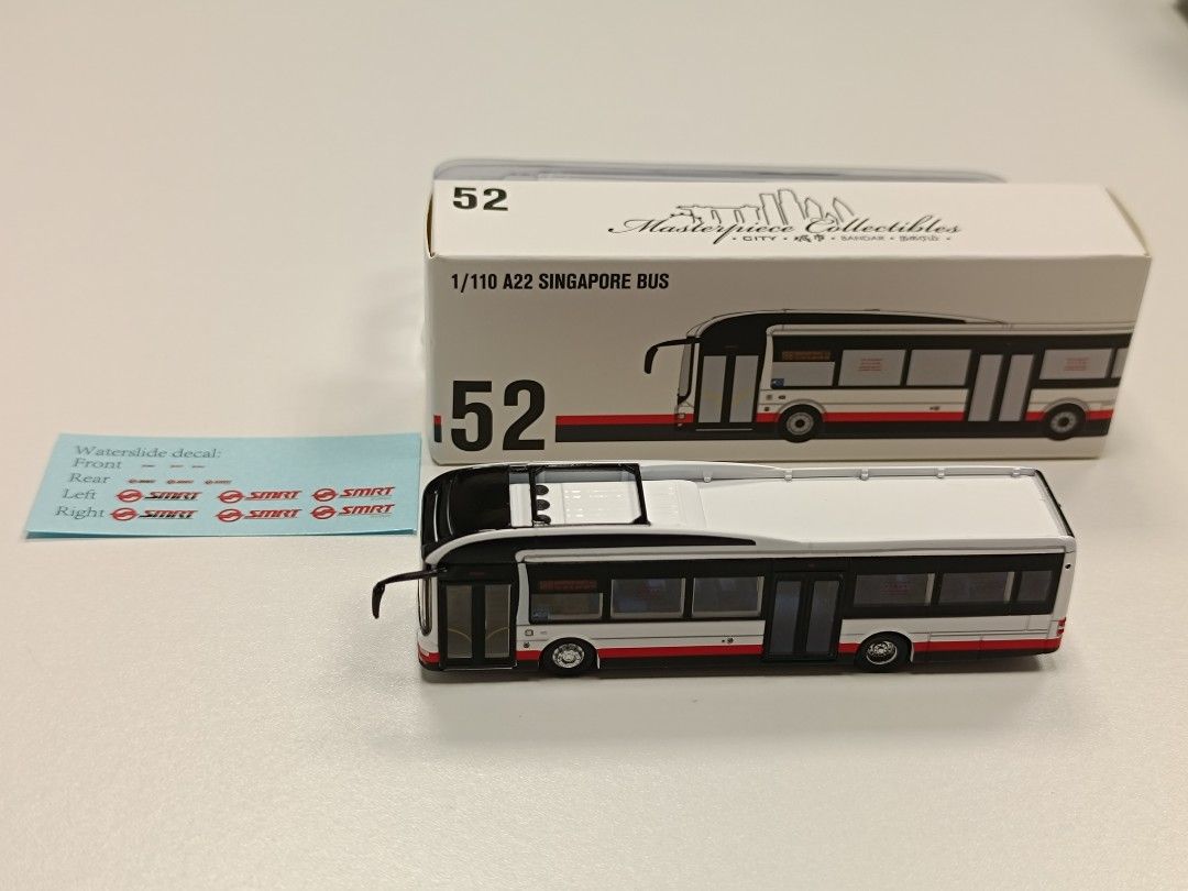 A22 Singapore Bus Scale 1/110 A&S Transit, SGToycon2023, SMRT Svc 188 ...