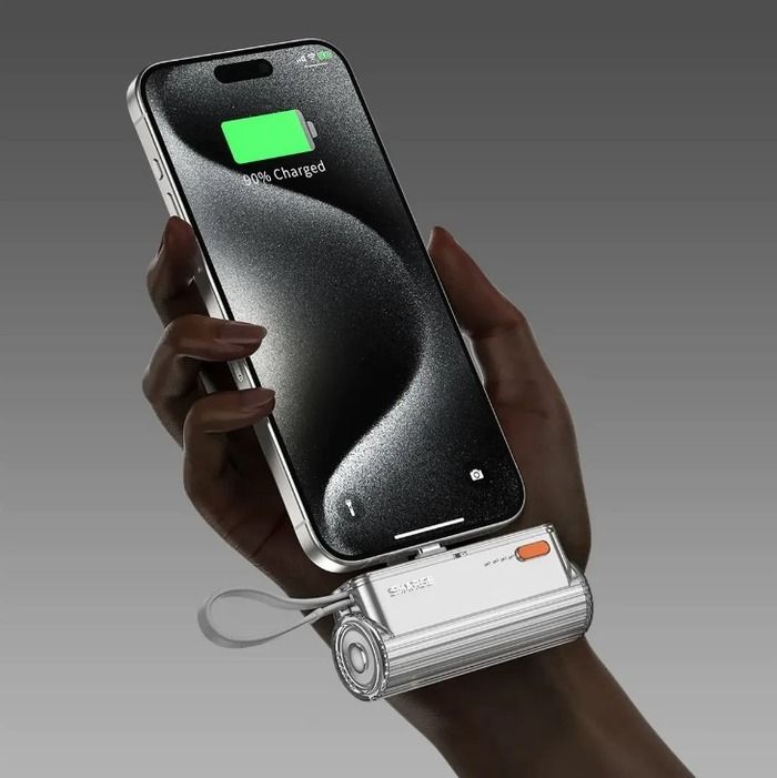 Shargeek Flow Mini 5000mAh Powerbank Lipstick Sized Portable Power Bank ...