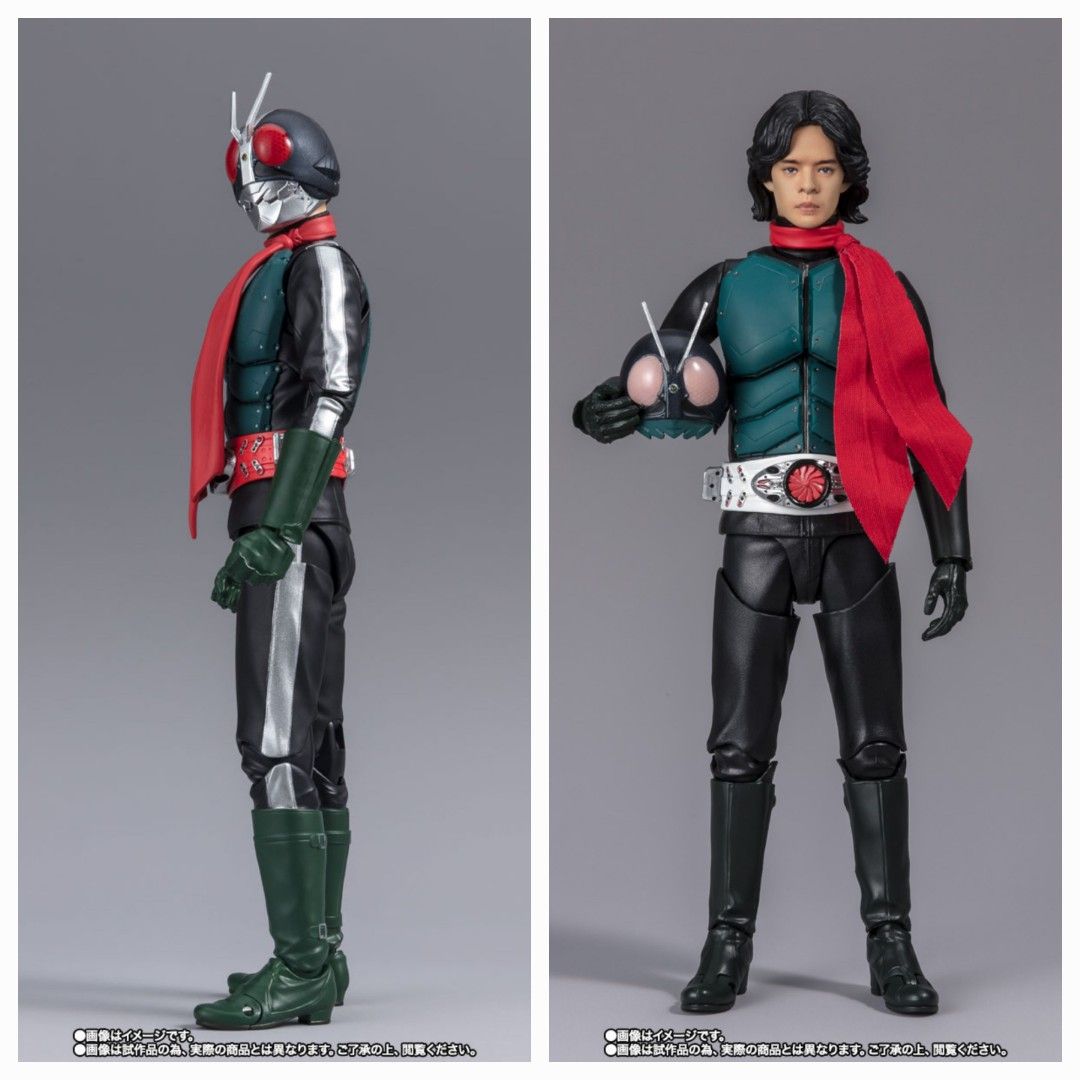 shf shin masked rider no.2 本鄉猛 全新2盒, 興趣及遊戲, 玩具 & 遊戲類 - Carousell