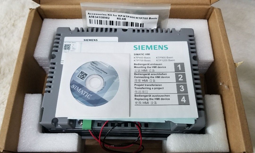 Siemens Simatic Hmi Ktp700 Basic 西門子 Plc 人機控制介面 練習plc系統語言 電腦＆科技 商務用科技產品 Carousell