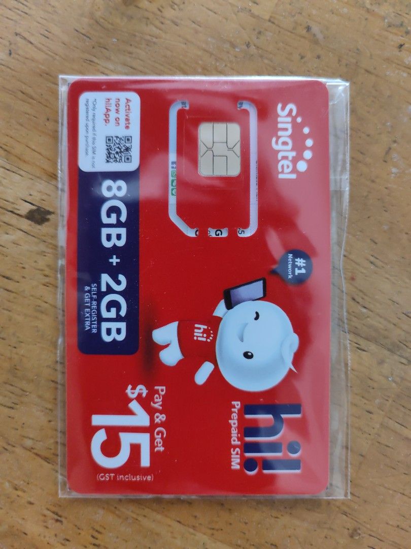 Singtel sim card, Everything Else on Carousell