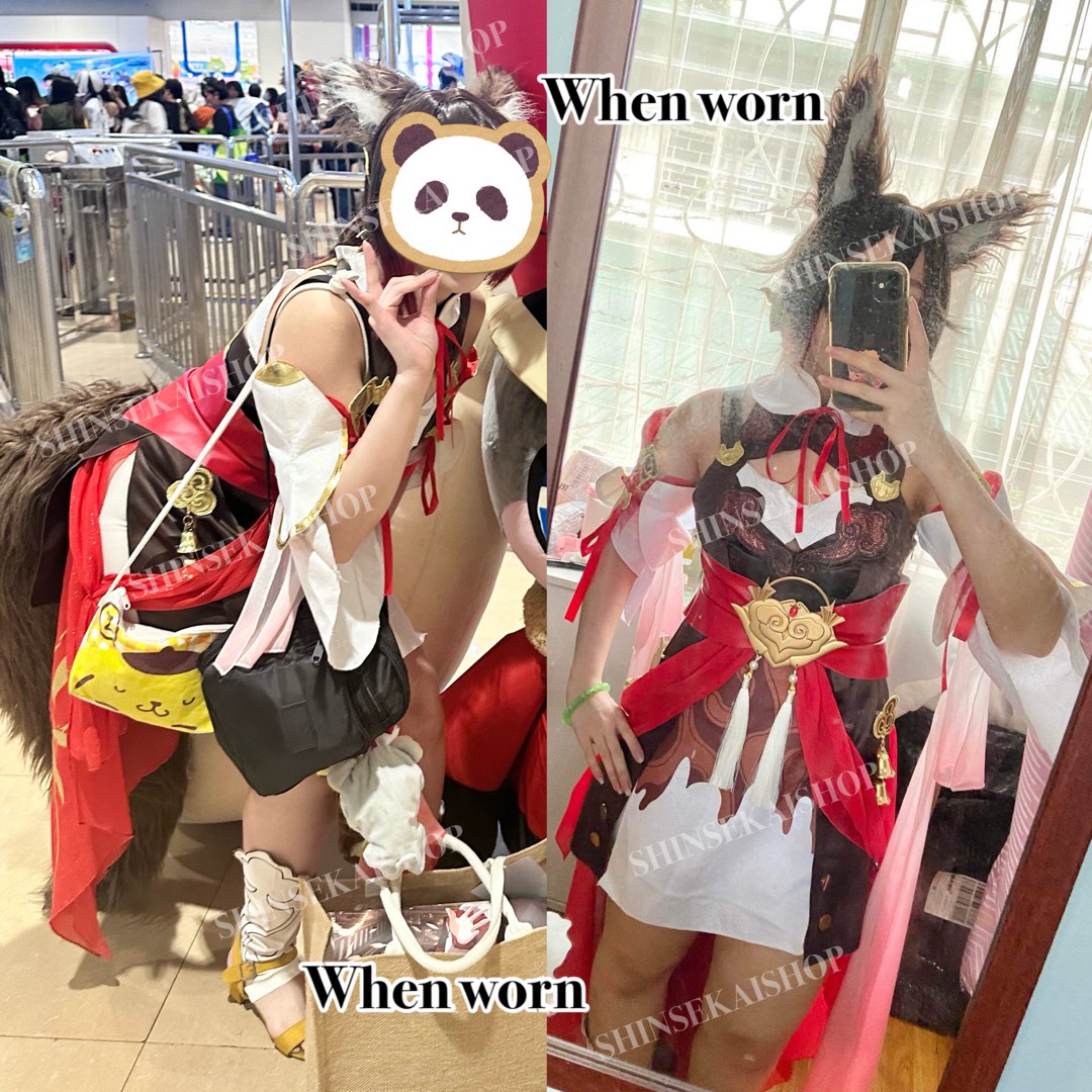 Size S Tingyun HSR cosplay full set honkai star rail costume wig cos ...
