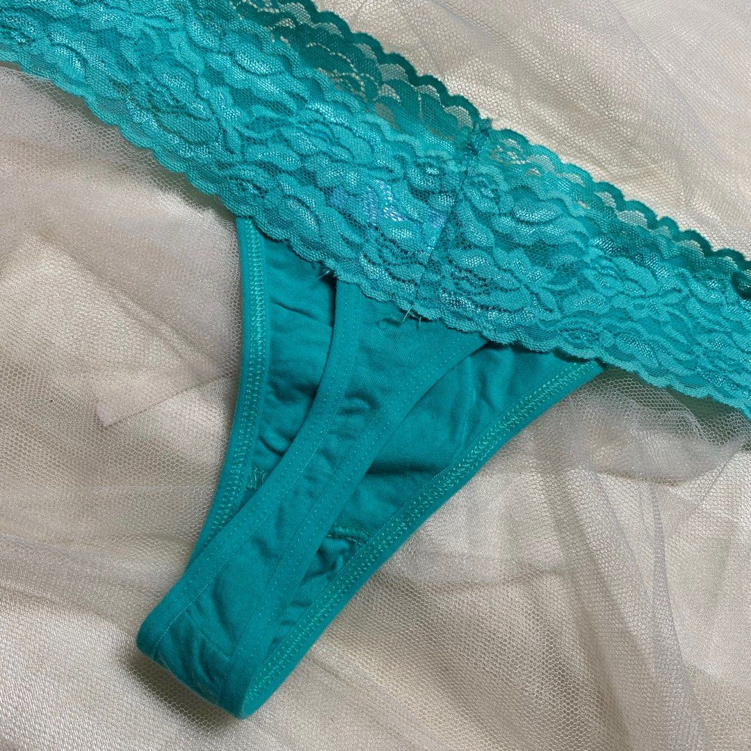 sky blue lace thong, Women's Fashion, Undergarments & Loungewear on ...