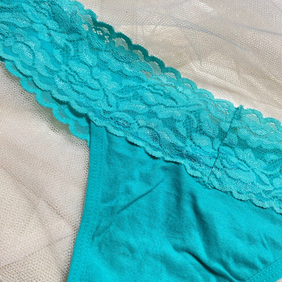 sky blue lace thong, Women's Fashion, Undergarments & Loungewear on ...