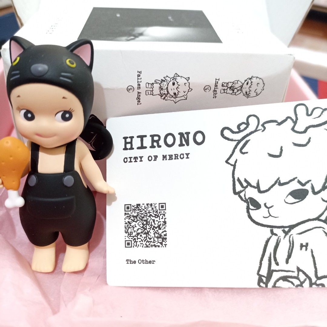 Sonny Angel Black Cat + Hirono, Hobbies & Toys, Toys & Games on Carousell