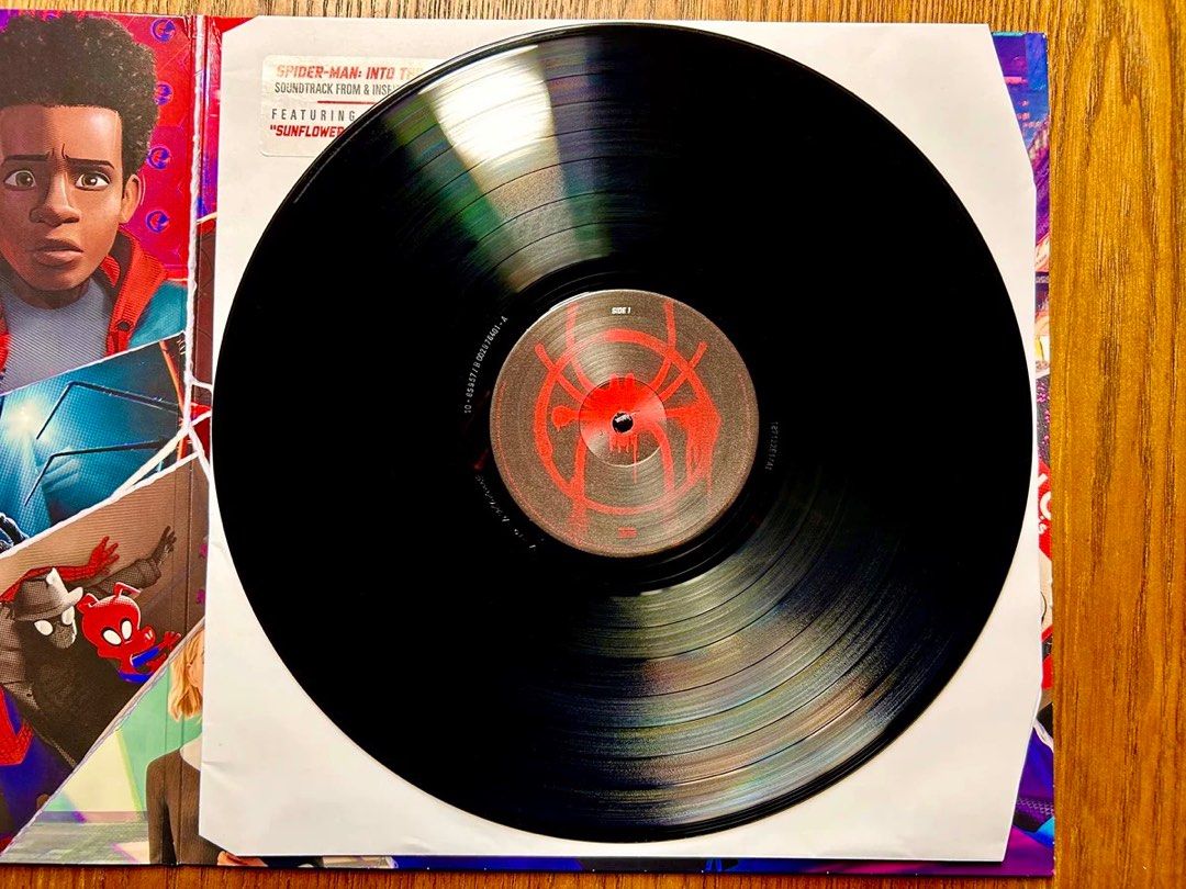 [LP]Spiderman Into the Spider-Verse Vinyl record LP, Hobbies & Toys ...