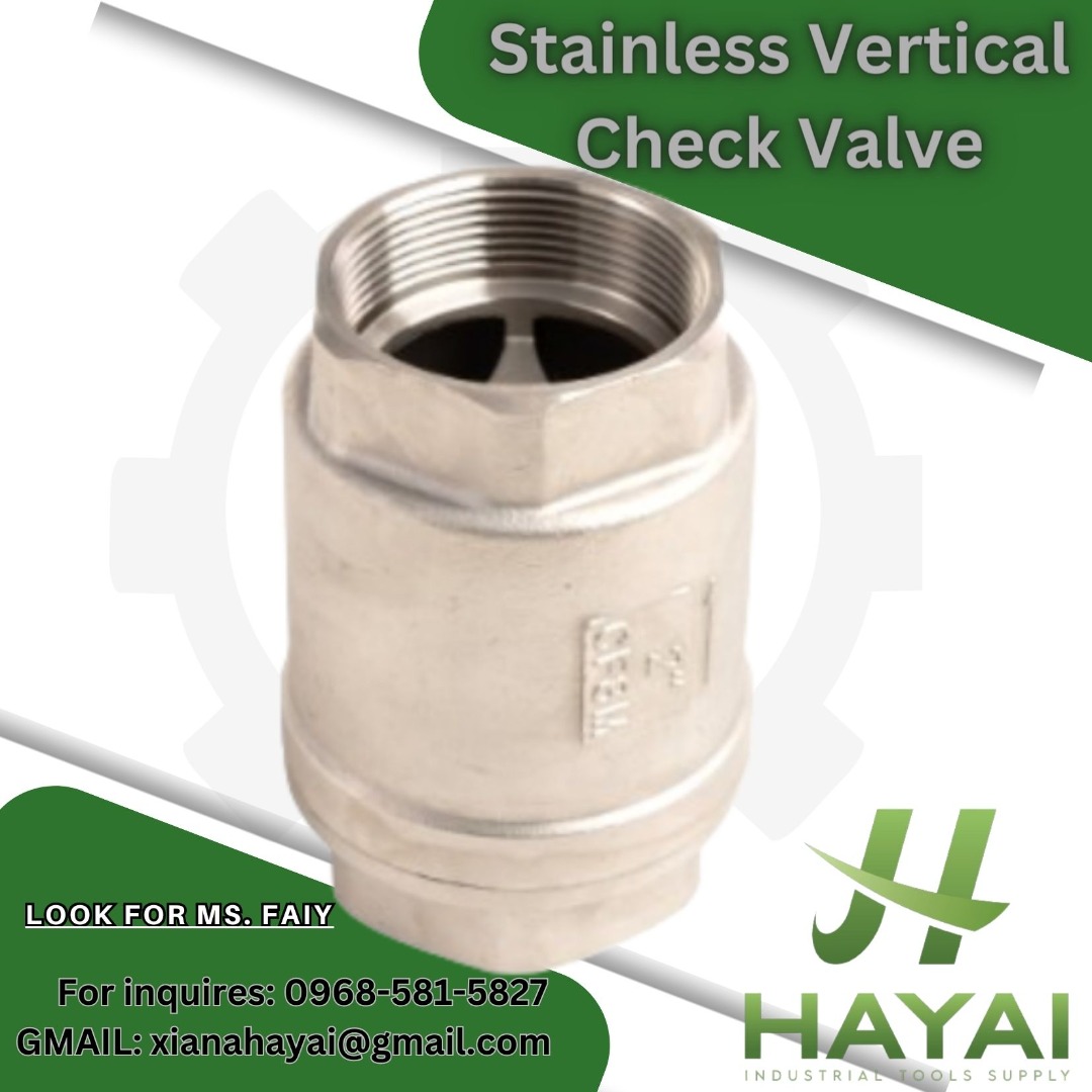 Stainless Vertical Check Valve, Commercial & Industrial, Construction ...