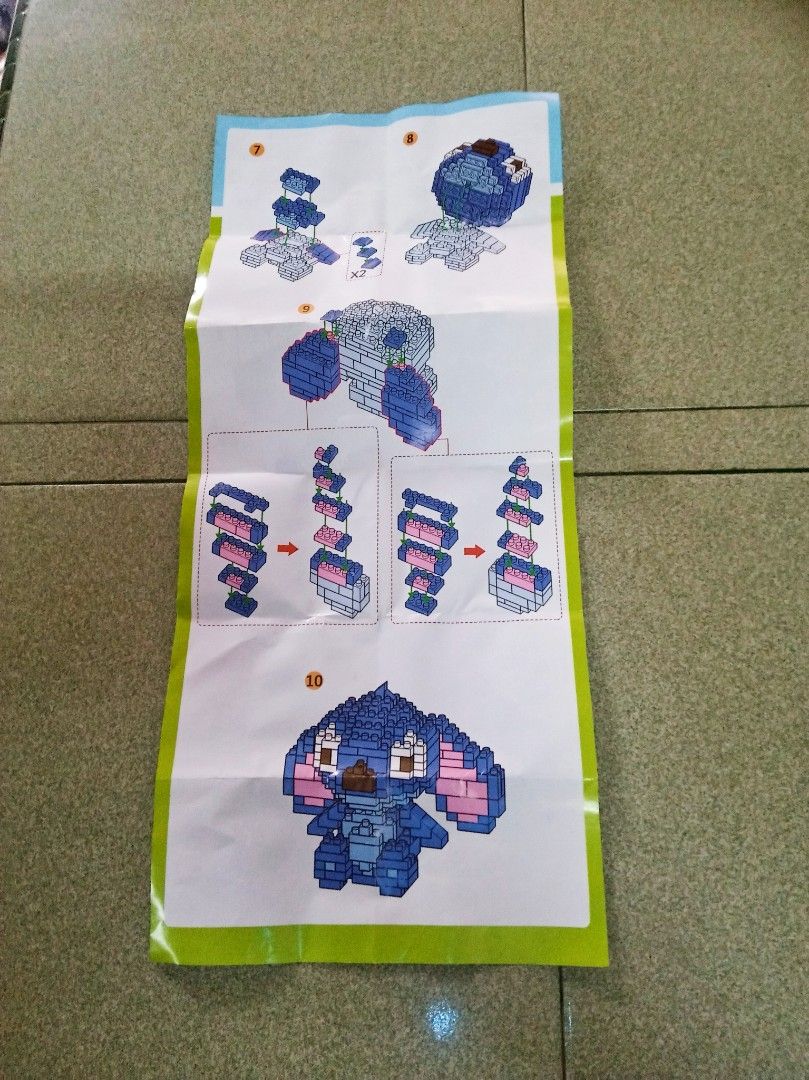 Stitch Mini Blocks, Lego, Building Block., Hobbies & Toys, Toys & Games ...
