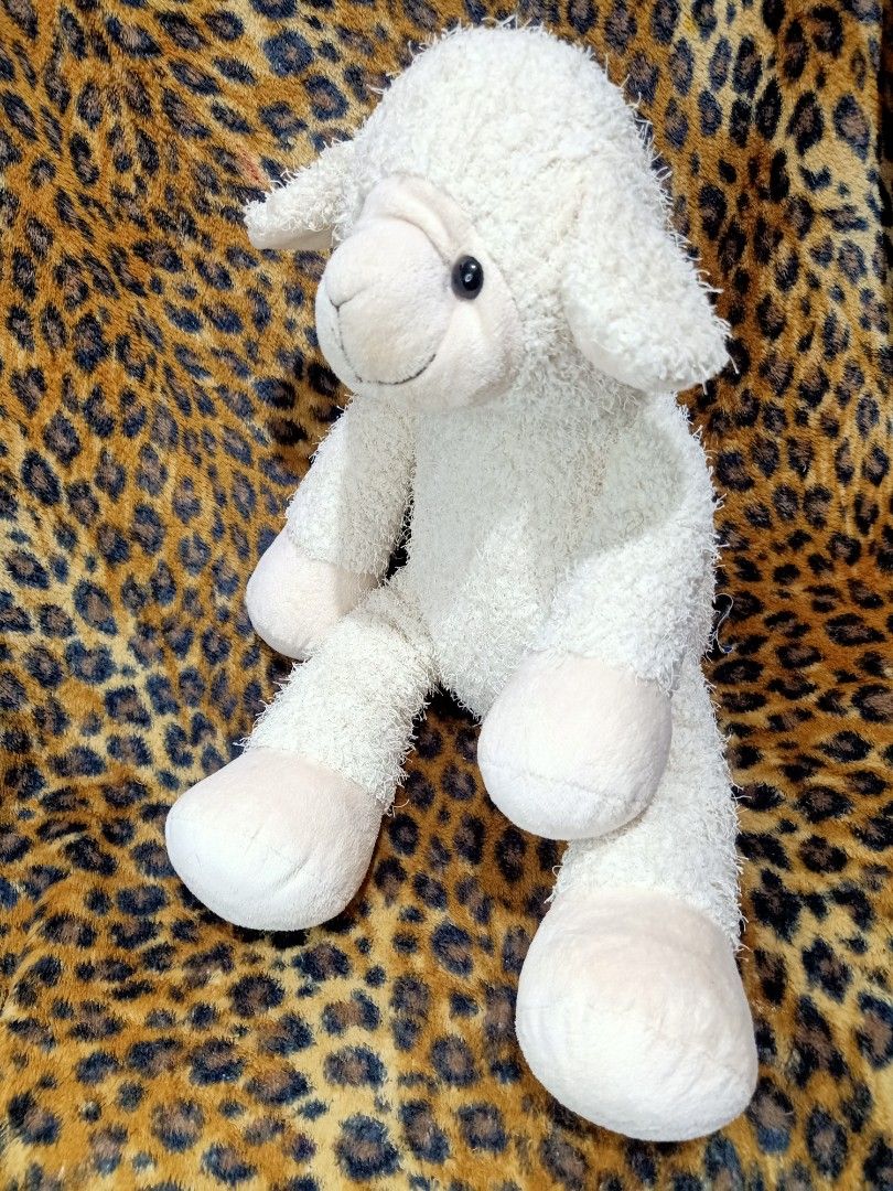 SUPER LARGE REALISTIC WHITE SHEEP / LAMB PLUSH TOU, Hobbies & Toys ...