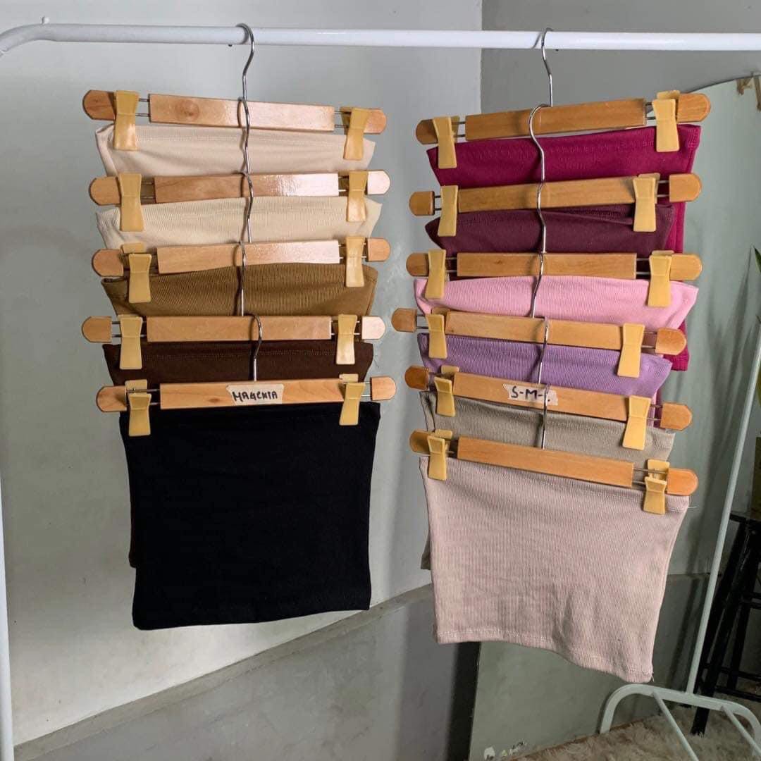 Tan Tube Top Stretchable Tube fits xs to xl, Women's Fashion, Tops ...