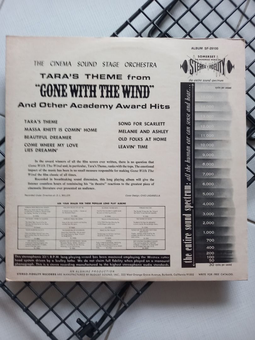TARA's Theme from Gone With The Wind, Hobbies & Toys, Music & Media, Vinyls on Carousell