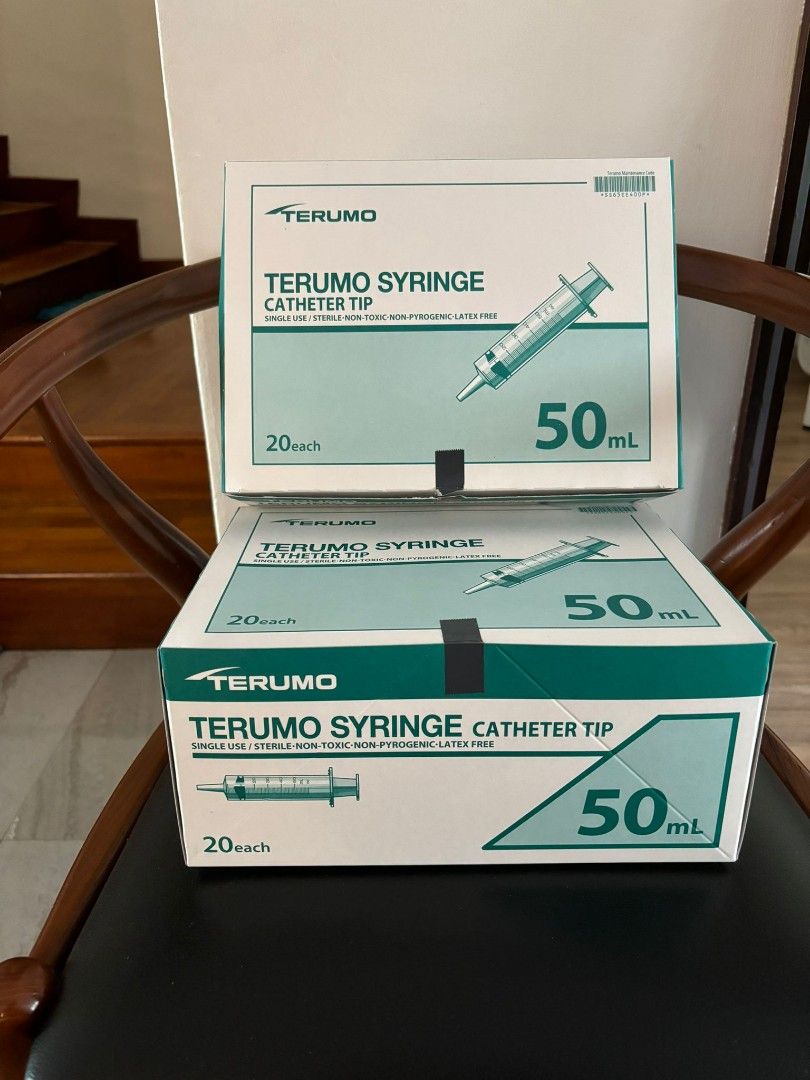 Terumo Syringe 50ml, Health & Nutrition, Medical Supplies & Tools on Carousell