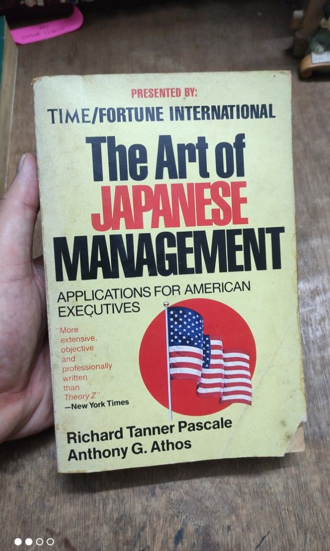 The Art of Japanese Management by Richard Tanner Pascale and Anthony G. Athos, Hobbies & Toys ...
