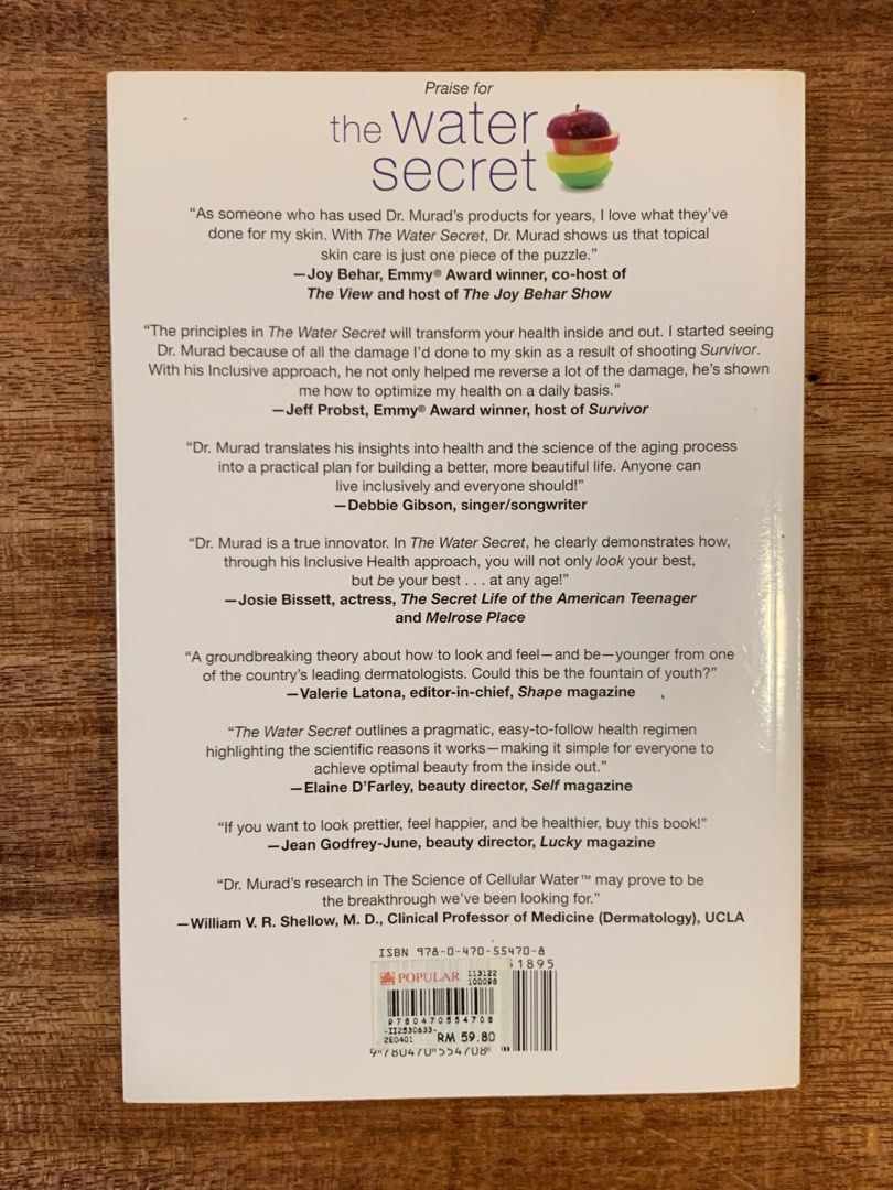 The Water Secret : The Cellular Breakthrough To Look and Feel 10 Years ...