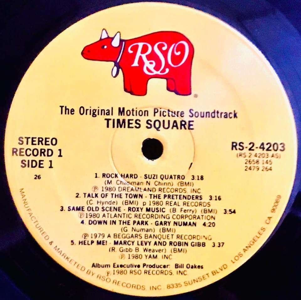 TIMES SQUARE OST LP PUNK AND NEW WAVE VINYL 2 RECORD SET READ TRACKS ...