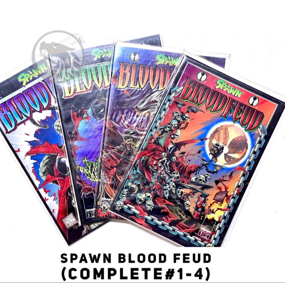 Todd Mcfarlane Spawn Mini Series | Spawn Blood Feud Comic book Set ...