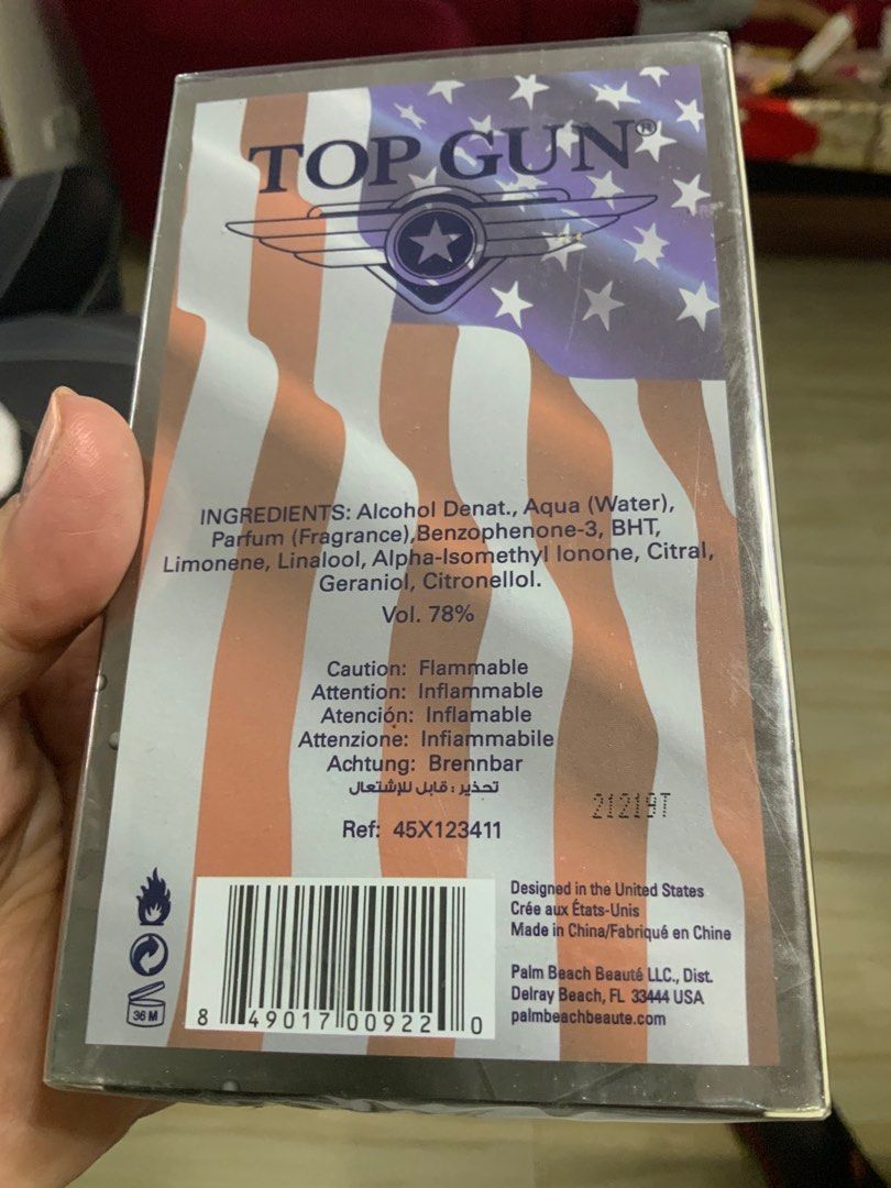 Top gun spray, Beauty & Personal Care, Fragrance & Deodorants on Carousell