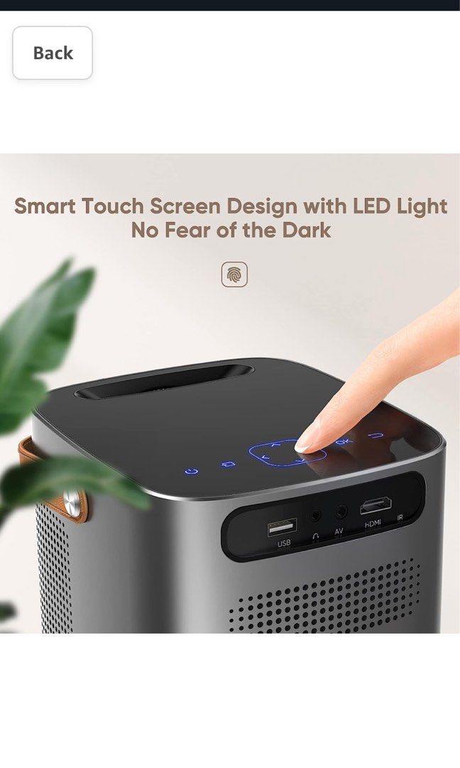 TOPTRO TR23 Portable Video Projector, TV & Home Appliances, TV ...