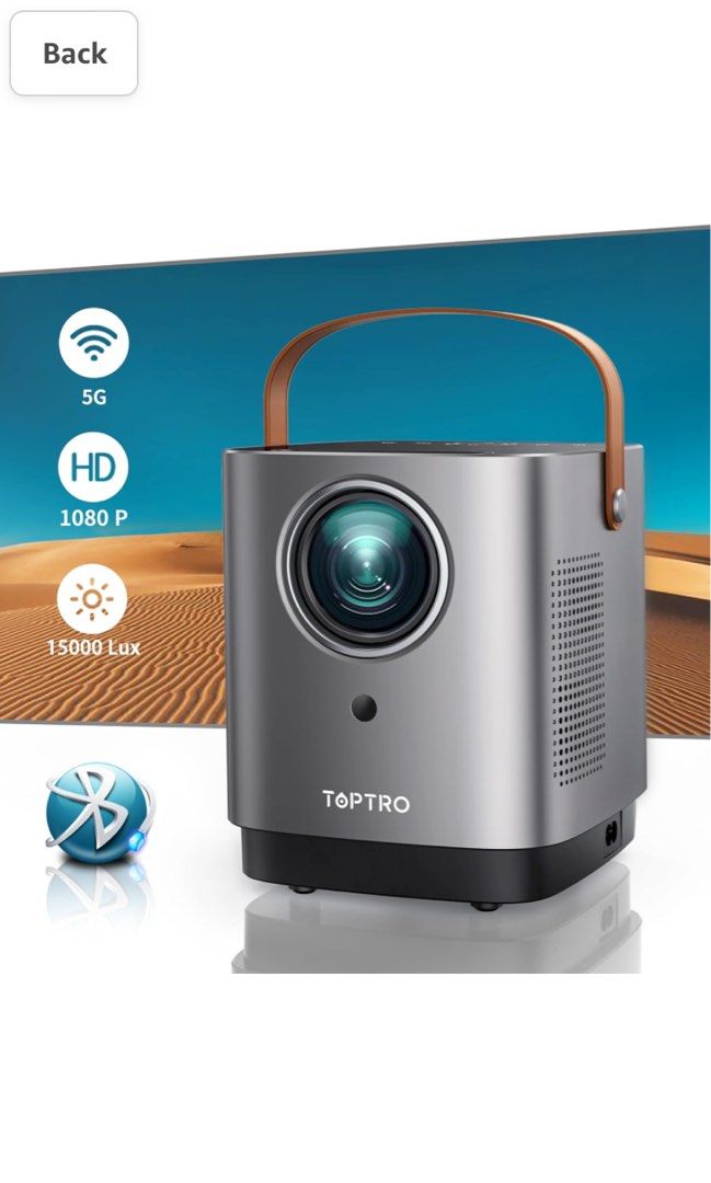 TOPTRO TR23 Portable Video Projector, TV & Home Appliances, TV ...