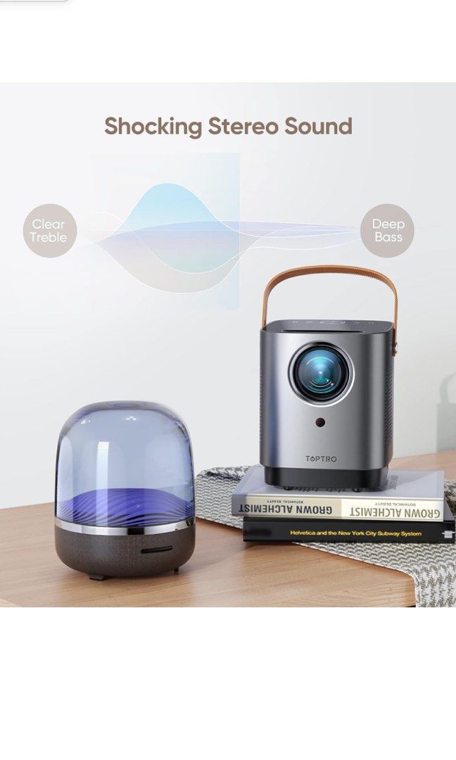 TOPTRO TR23 Portable Video Projector, TV & Home Appliances, TV ...