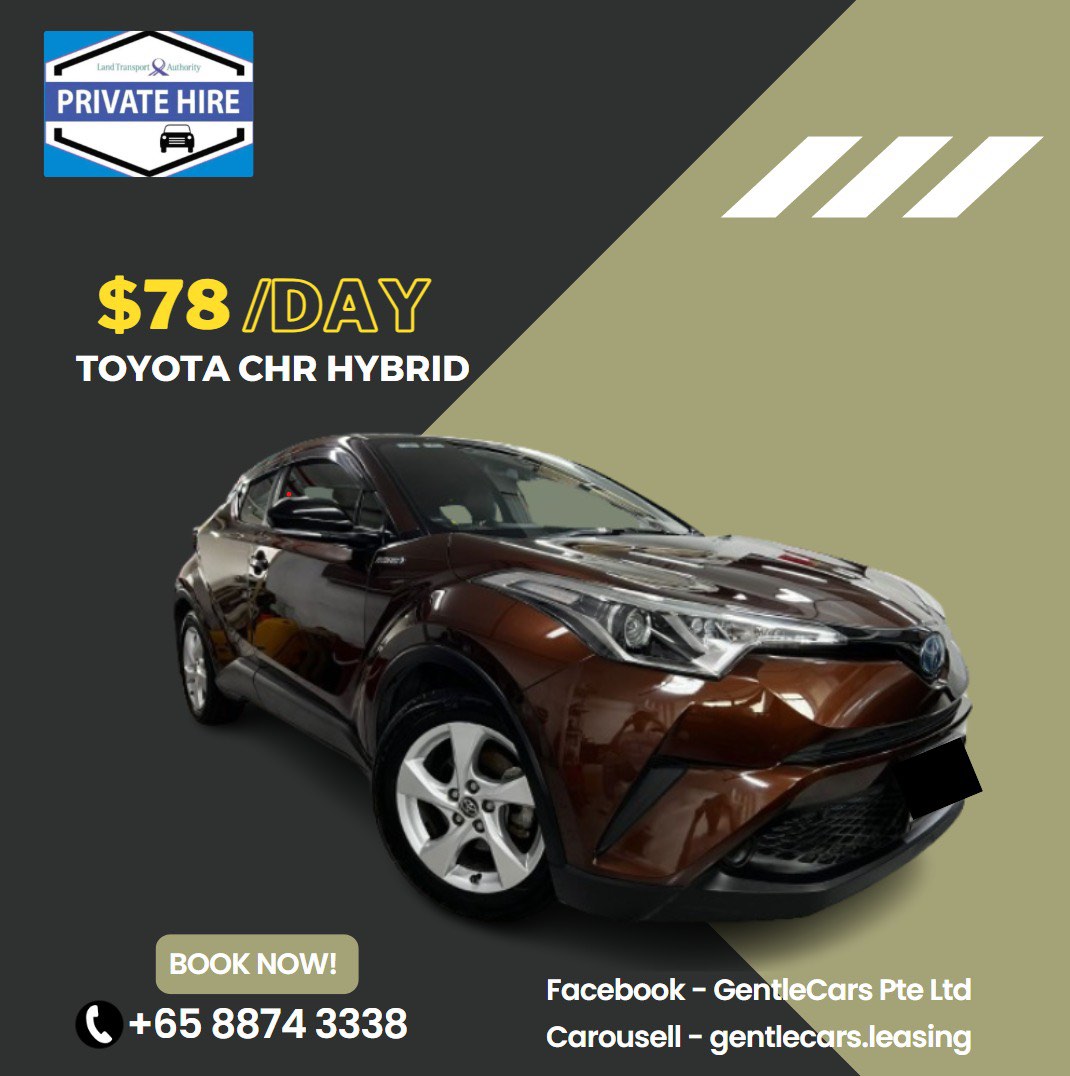 Toyota CHR Hybrid PHV Rental , Short term , Long Term, Cars, Car Rental ...