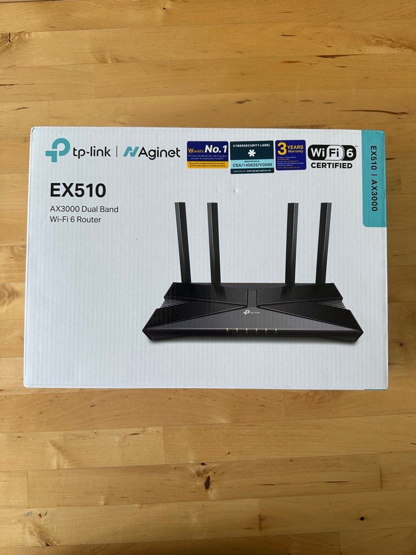 Tp Link Archer EX510 Ax3000 Wi-Fi 6 Router, Computers & Tech, Parts ...