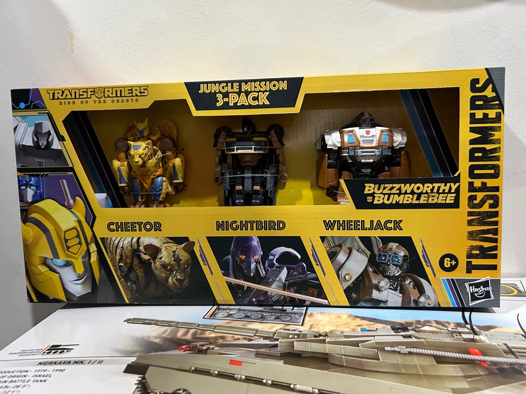 Transformers: Rise of the Beasts Jungle Mission 3-pack Cheetor ...