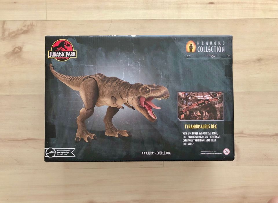 T-rex Hammond Collection Tyrannosaurus rex Jurassic Park action figure ...