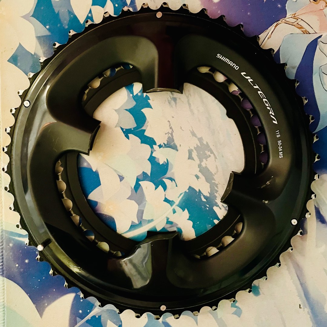 Ultegra R8000 chainring 50/34T, Sports Equipment, Bicycles & Parts ...