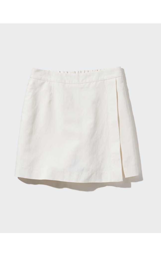 Uniqlo Skort Linen Blend, Women's Fashion, Bottoms, Skirts on Carousell