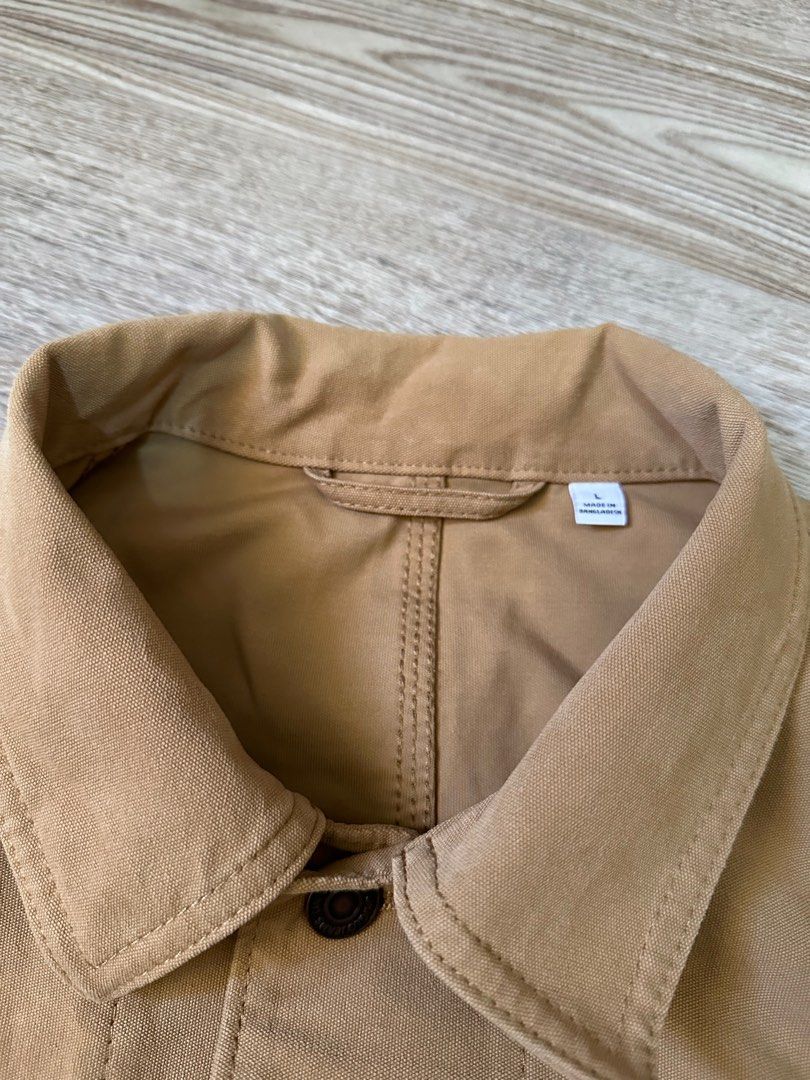 Uniqlo Utility Work Jacket, Men's Fashion, Coats, Jackets and Outerwear ...