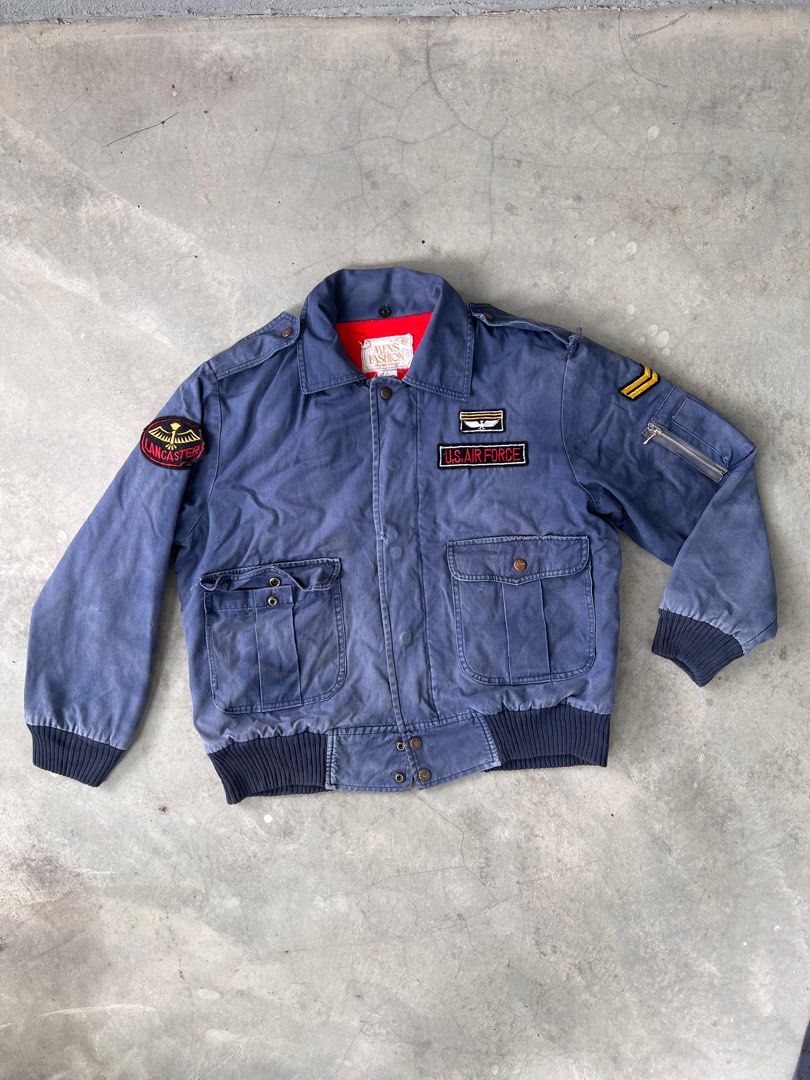 US NAVY BOMBER JACKET, Men's Fashion, Coats, Jackets and Outerwear on Carousell